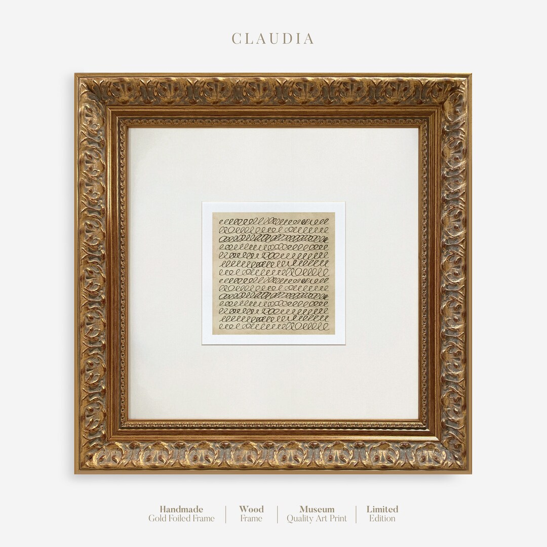 Line Art Framed, Abstract Sketches Art, Modern Drawing Art ...