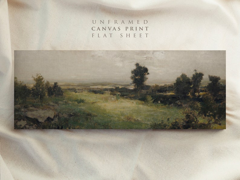 Panoramic Vintage Framed Wall Art 10x30 Inch 8x24 Inch - Etsy