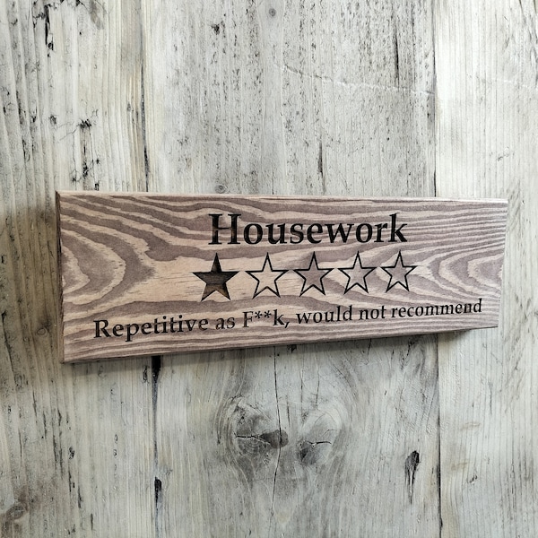 Housework Signs - Etsy