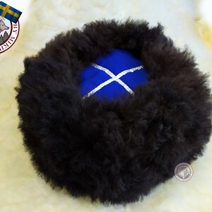 Black Brown Cossacks Hat Papakha Genuine Sheepskin Russian & Ukrainian ...