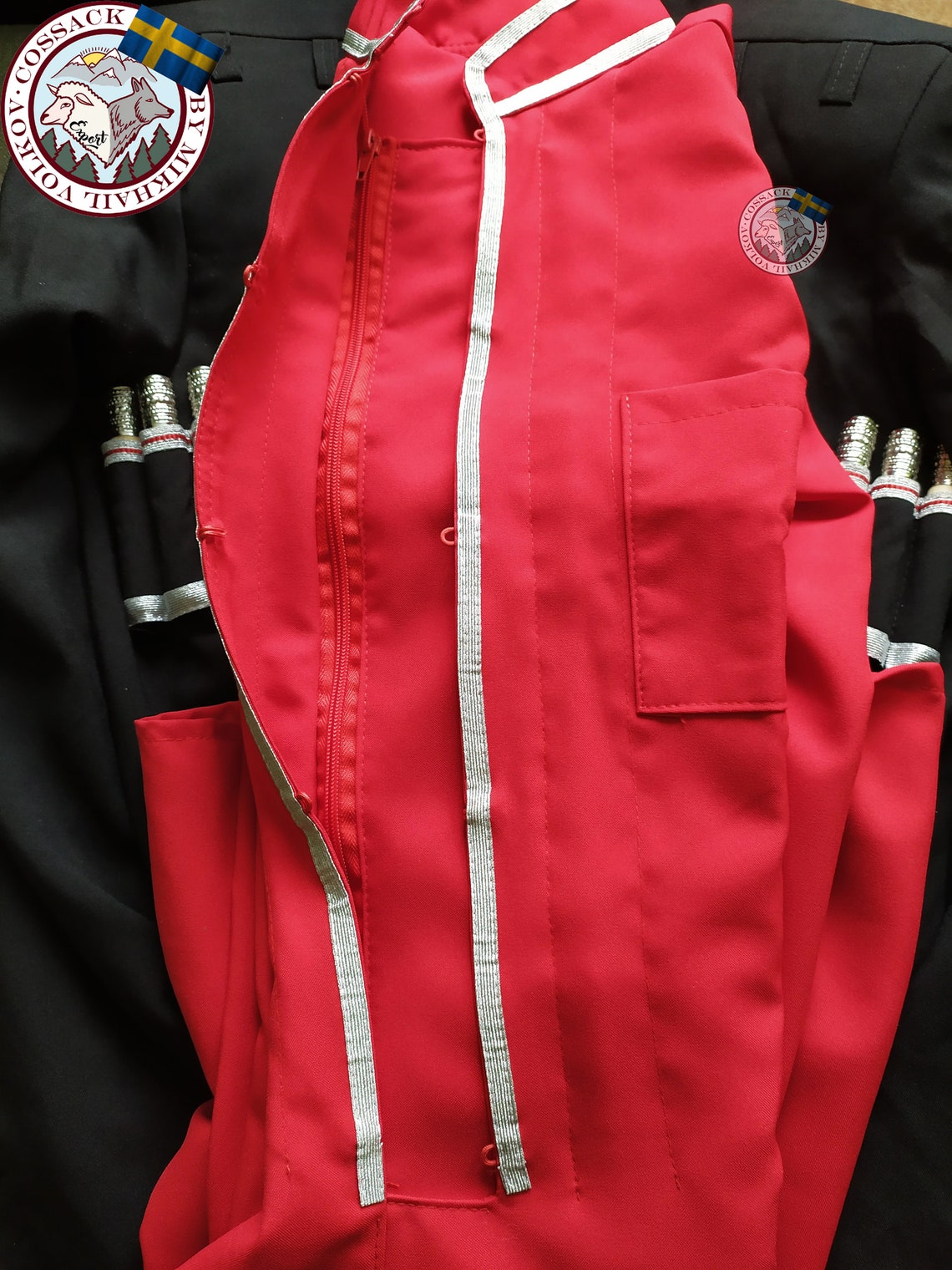 Beshmet Cossack Kaftan Traditional Men's Tunic Caucasus | Etsy