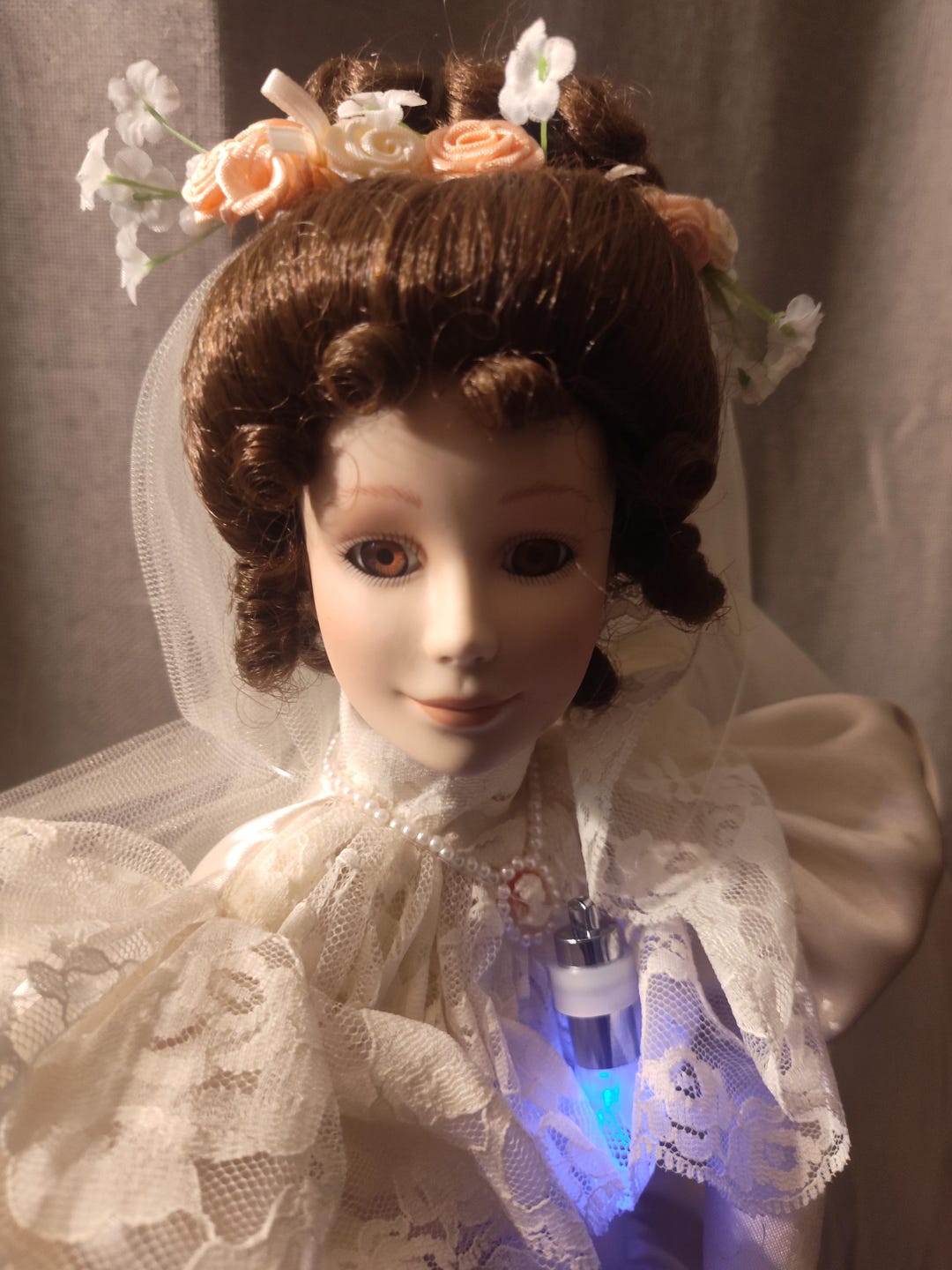 Beautiful Haunted/spirited Porcelain Bride Doll Positive Connie - Etsy