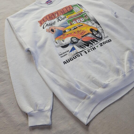 Vintage y2k 2000 racing hot rod cars graphic crew swe… - Gem