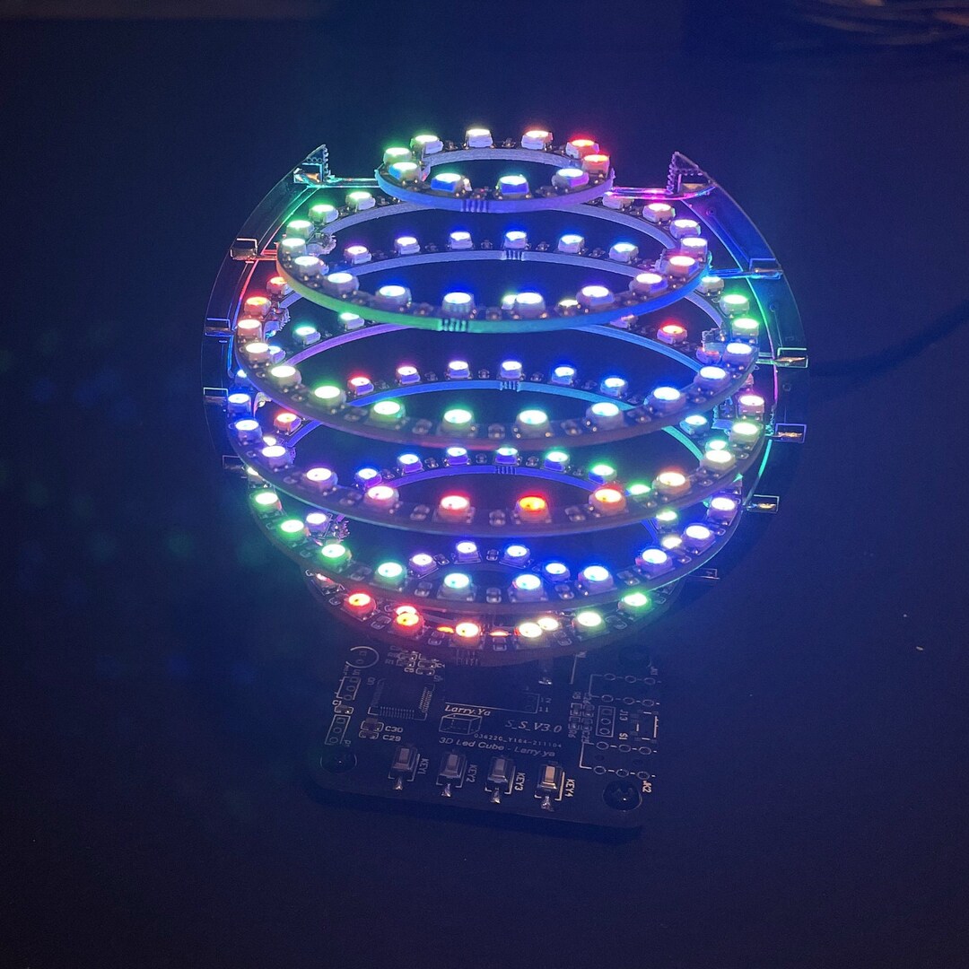 WS2812 RGB Sphere_132led - Etsy