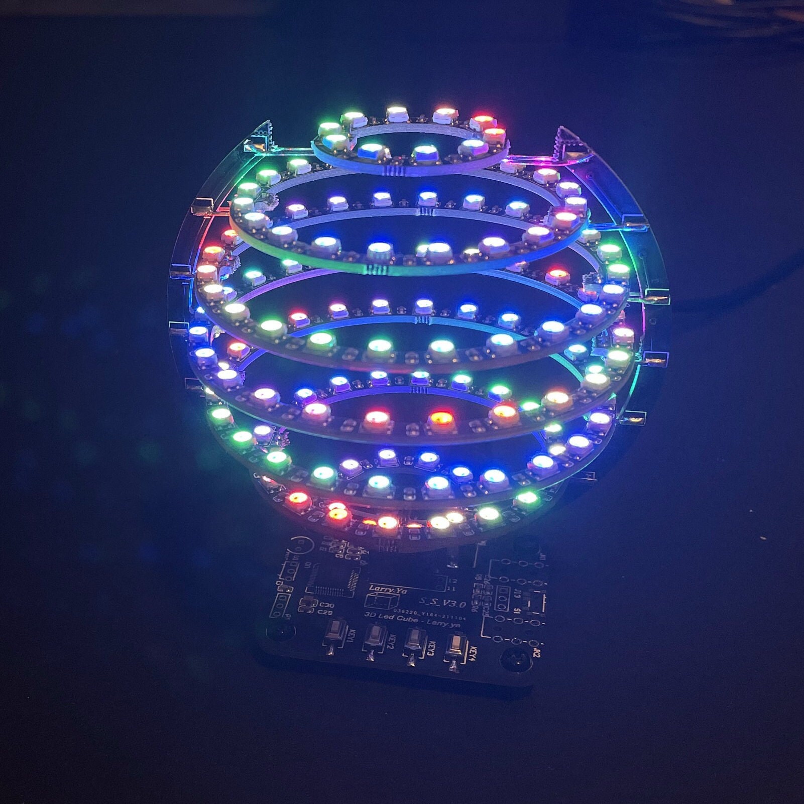 WS2812 RGB Sphere_132led - Etsy