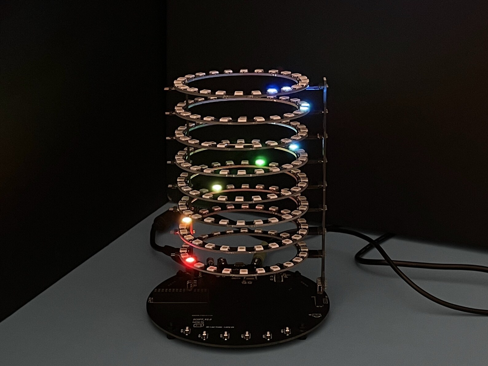 3D Led Cylinder - Etsy