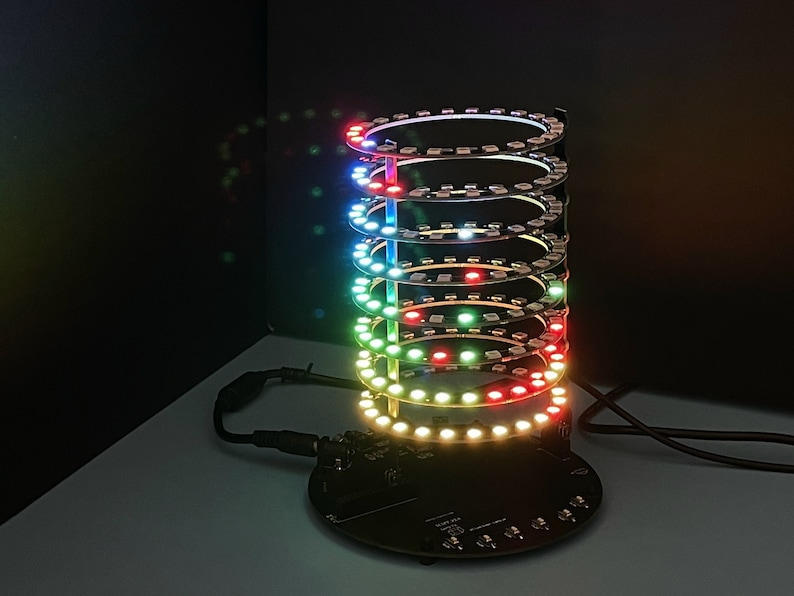 3D Led Cylinder - Etsy