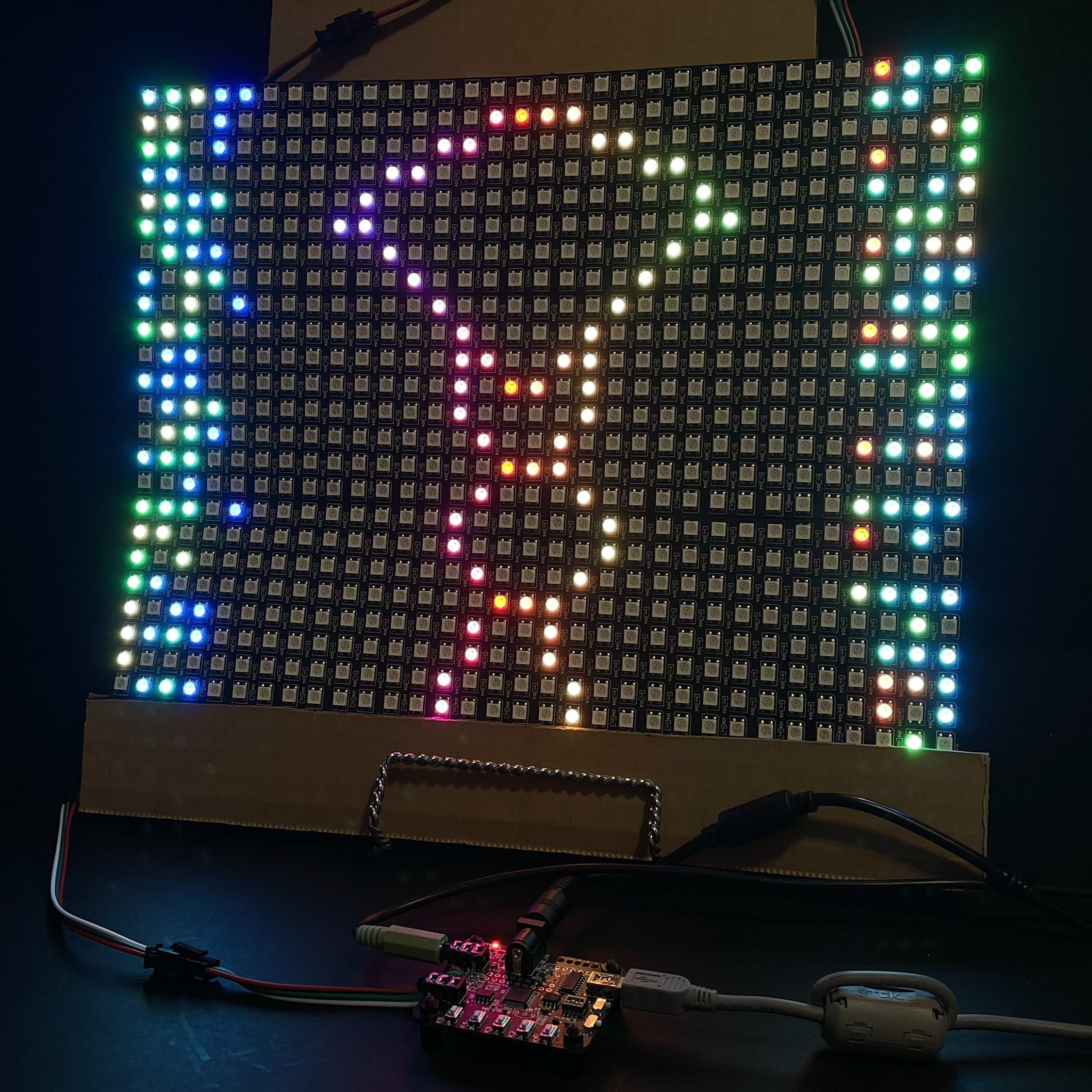 WS2812 Flexible FPCB Dot Matrix User Editable Animation, 54% OFF