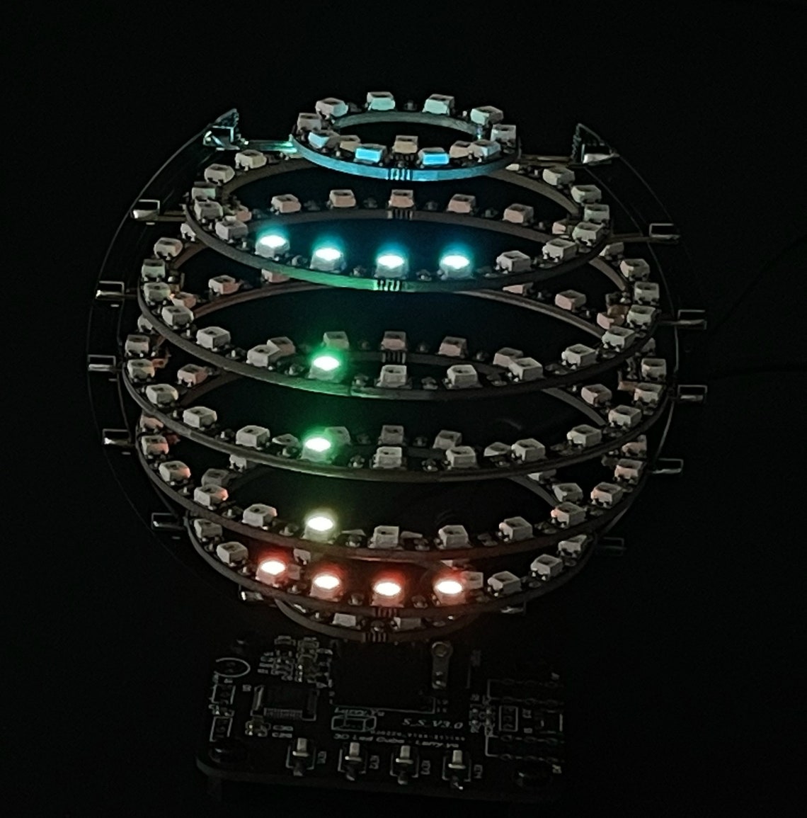WS2812 RGB Sphere_132led - Etsy