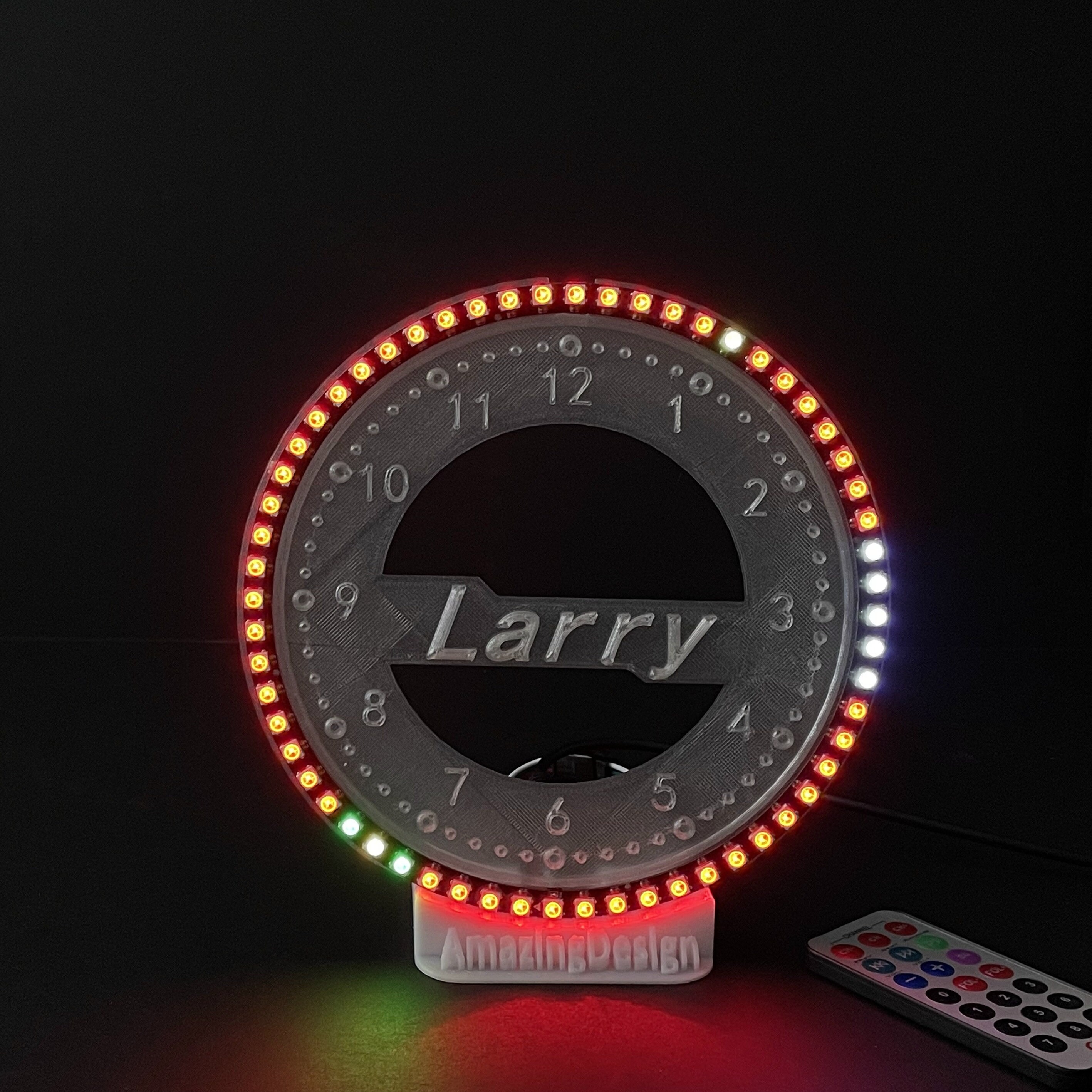 WS2812 RGB Ring Clock - Etsy