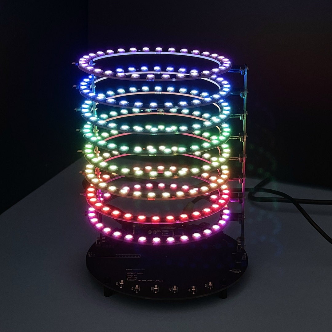 3D Led Cylinder - Etsy