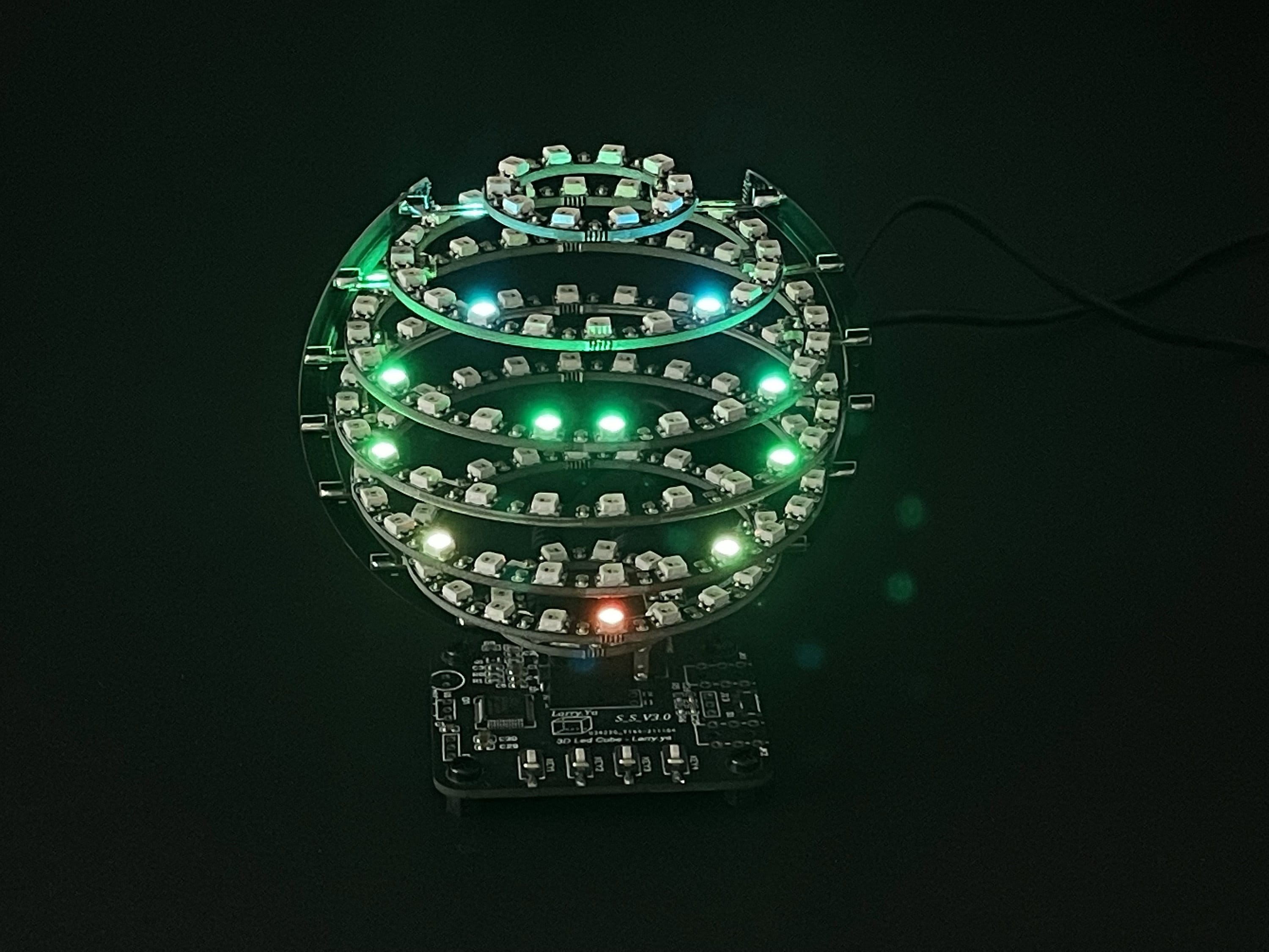 WS2812 RGB Sphere_132led - Etsy