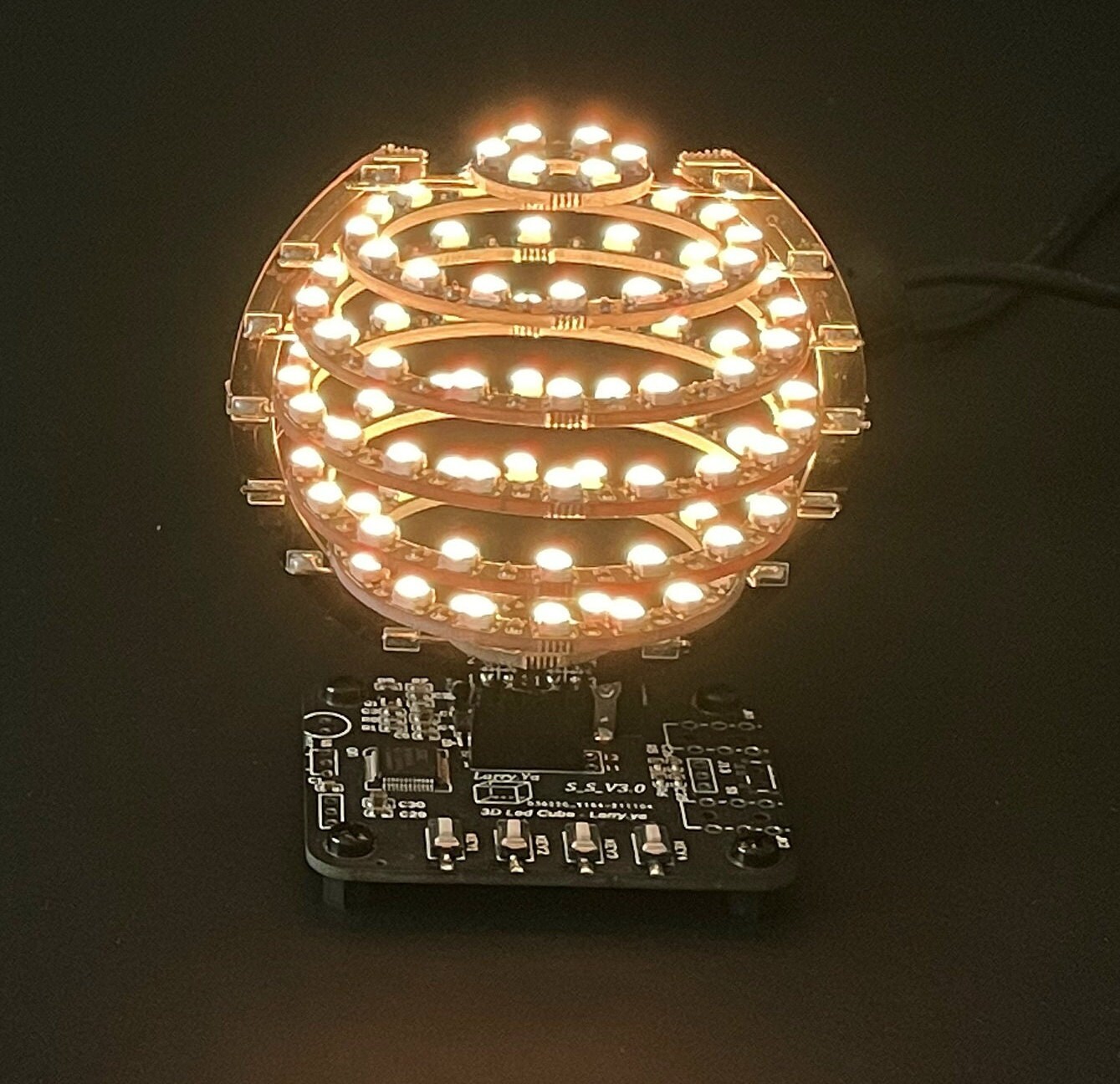 WS2812 RGB Sphere_96led - Etsy