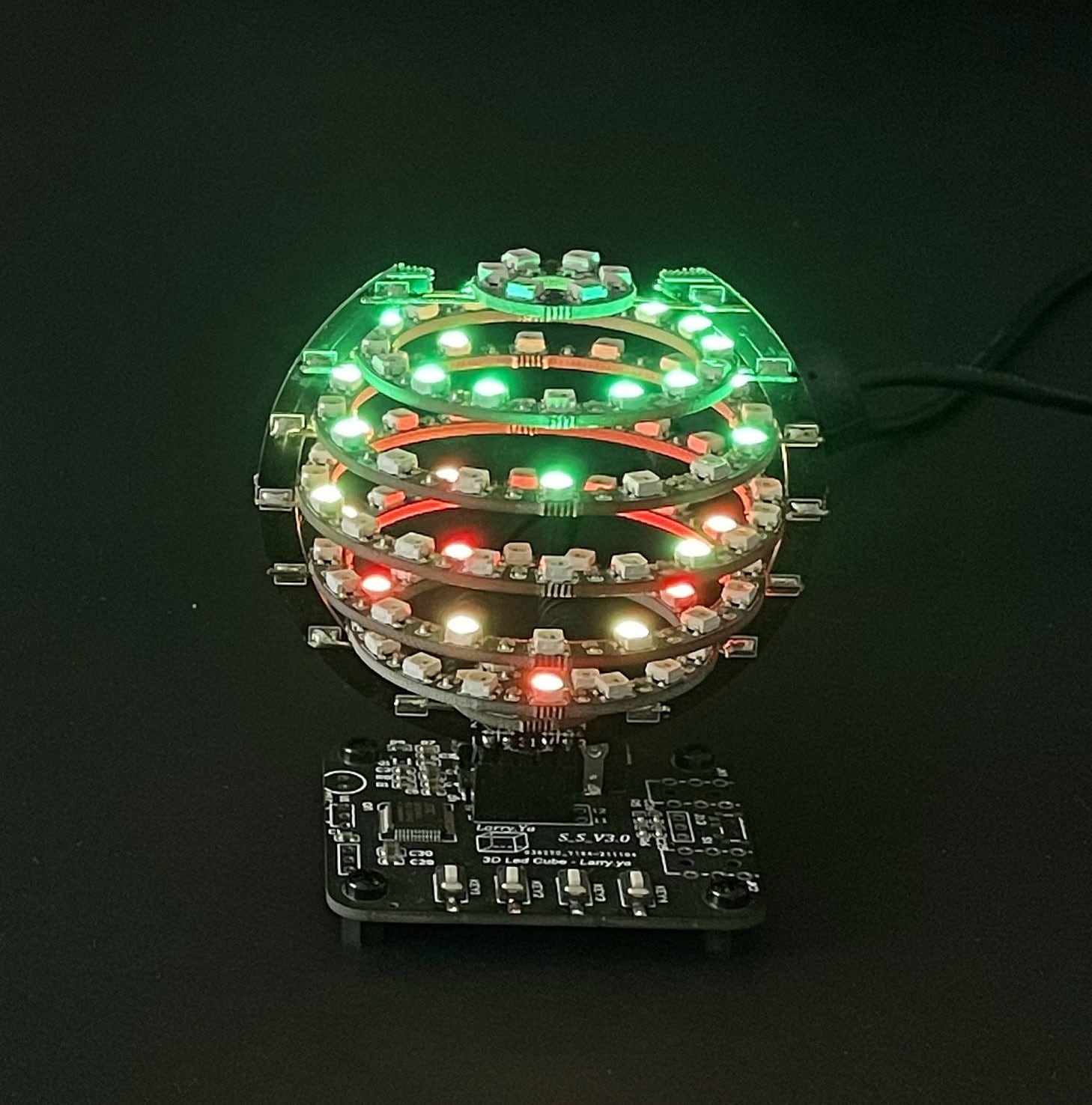 WS2812 RGB Sphere_96led - Etsy