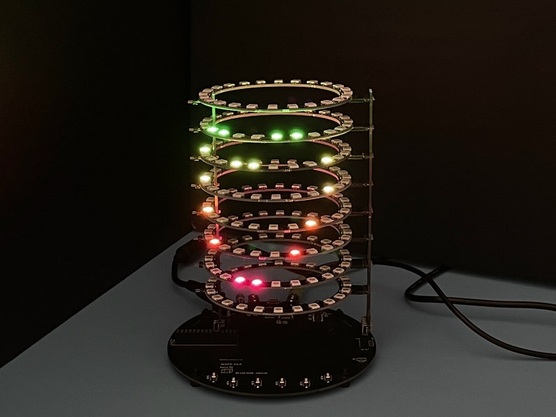 3D Led Cylinder - Etsy