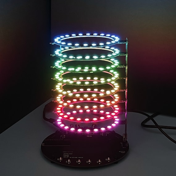 3D Led Cylinder - Etsy