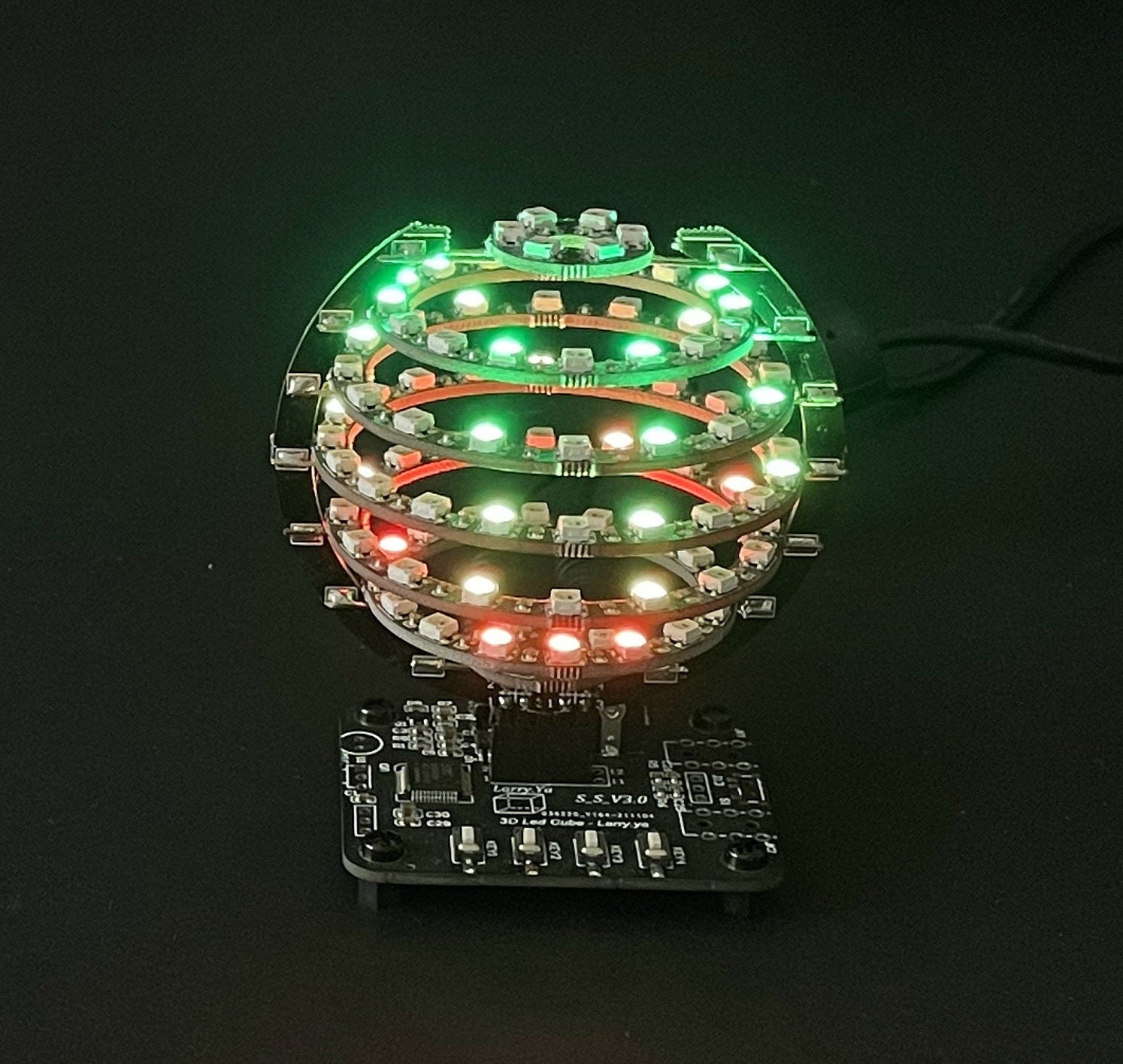 WS2812 RGB Sphere_96led - Etsy