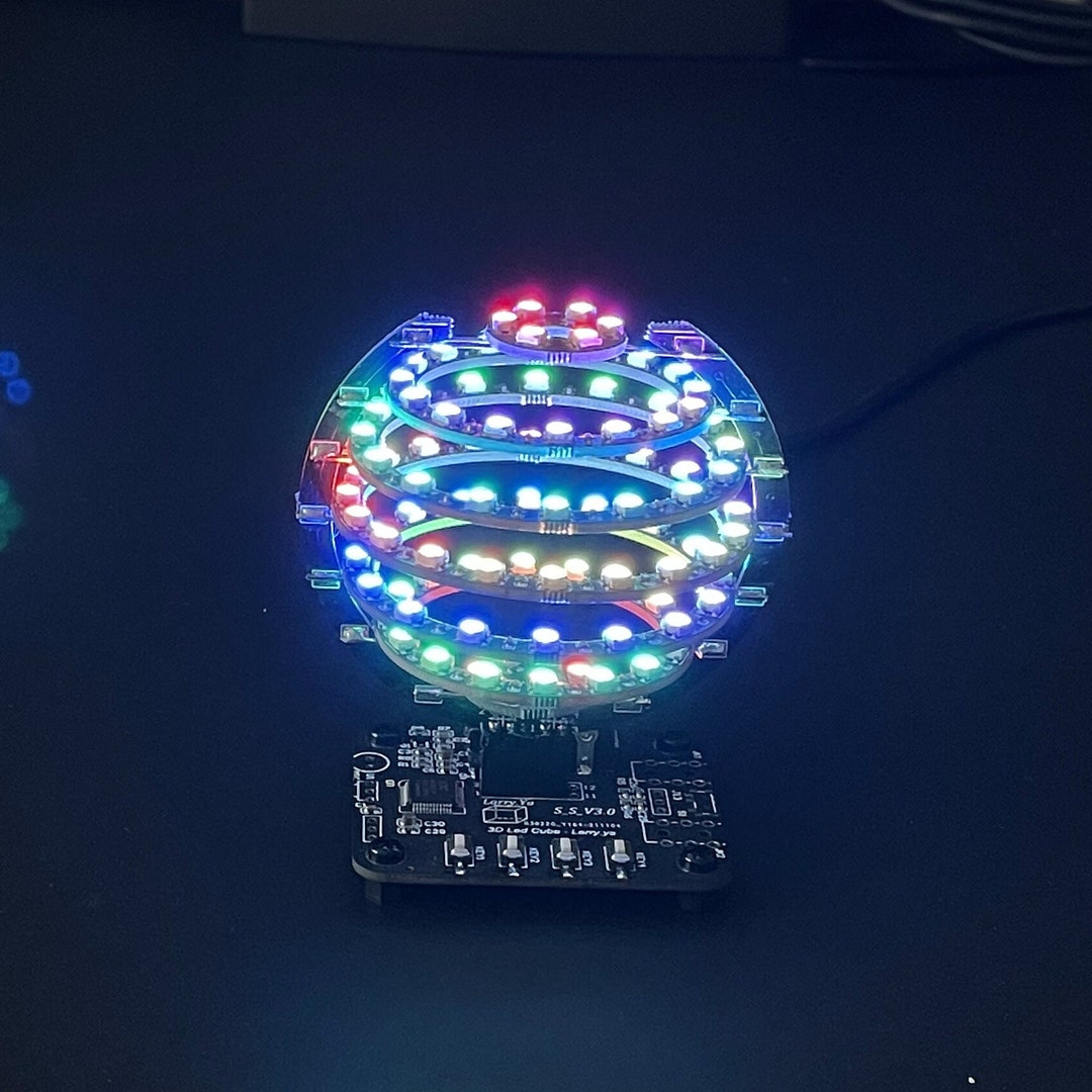 WS2812 RGB Sphere_96led - Etsy