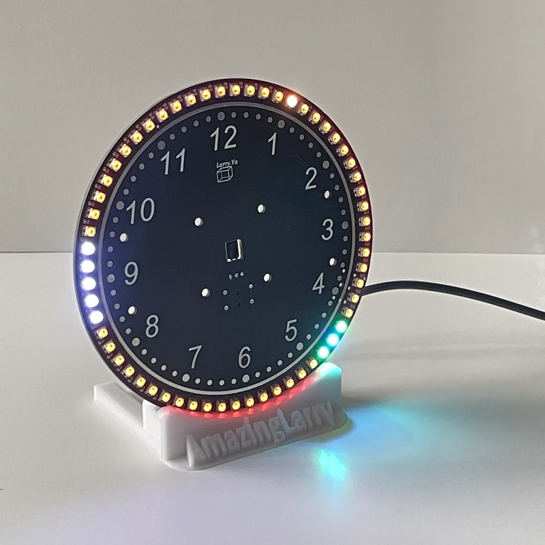 WS2812 RGB Clock - Etsy