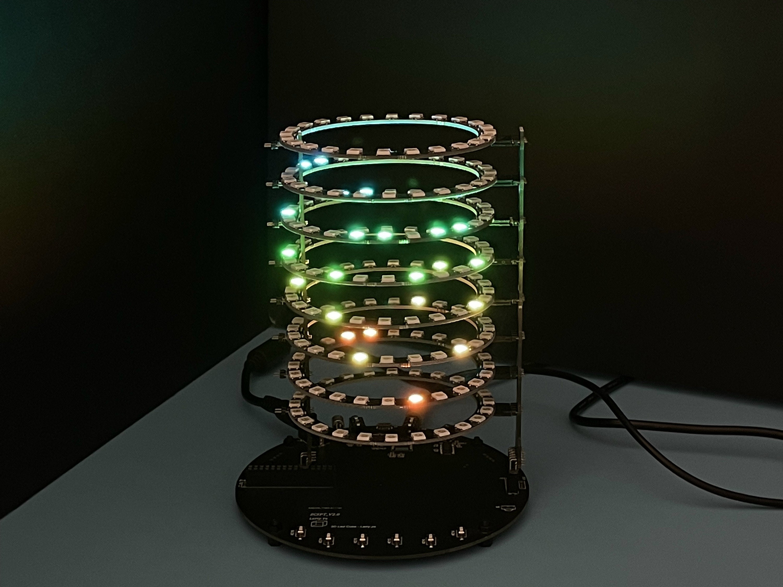 3D Led Cylinder - Etsy