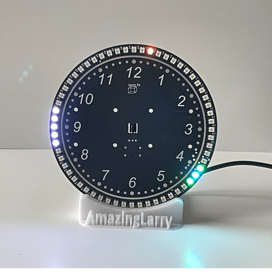 WS2812 RGB Clock - Etsy