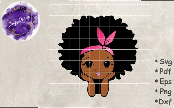 Afro Black Queen Kids Svg Afro Black Baby Svg Afro Black - Etsy
