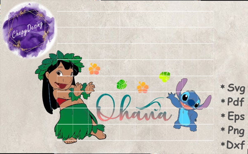 Ohana Svg, Stich Clipart, Ohana Cut File, Lilo Png - Etsy