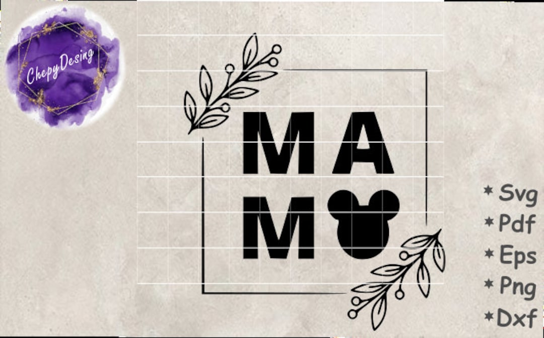 Mouse Mom Svg, Mouse Mom, Mouse Svg, Mickey Mommy Png, Happy Mother's ...