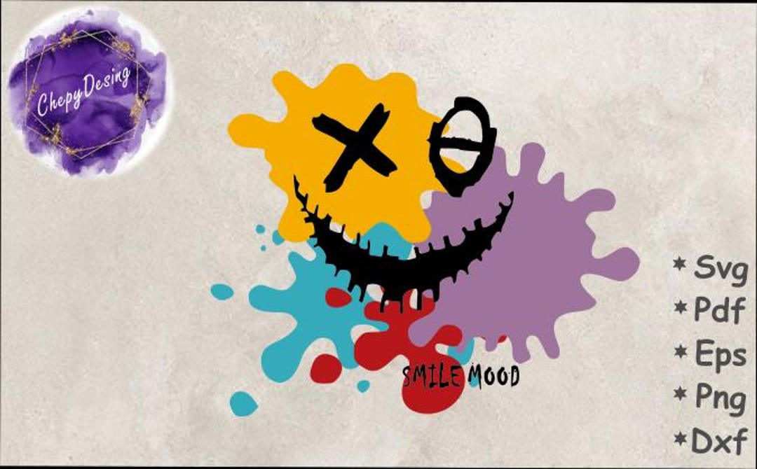 Smile Mood Svg, Mood Smile Png, Smile Clipart, Cool Cutfile - Etsy
