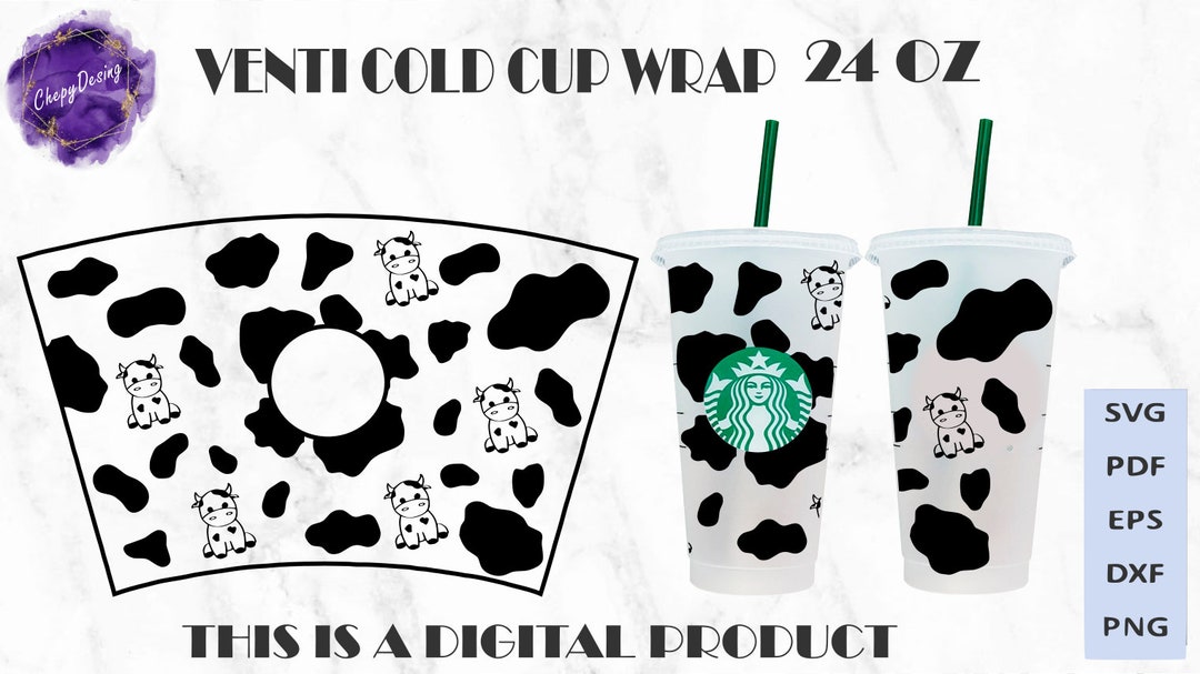 Cow Starbucks Cup, Cow Print Svg, Starbucks Cow Svg, Cow Clip Art Svg ...
