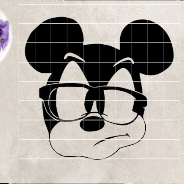 Mickey Glasses Svg - Etsy