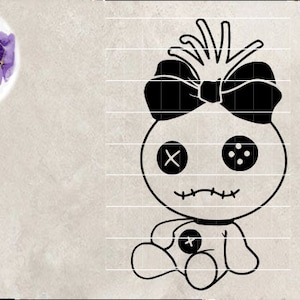 Voodoo Doll Svg, Girl Svg, Halloween Svg, Voodoo Doll Clipart ...