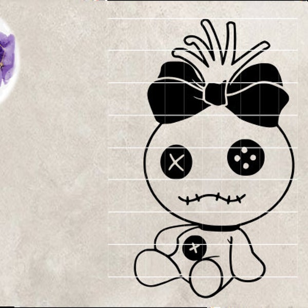Voodoo Doll Svg - Etsy