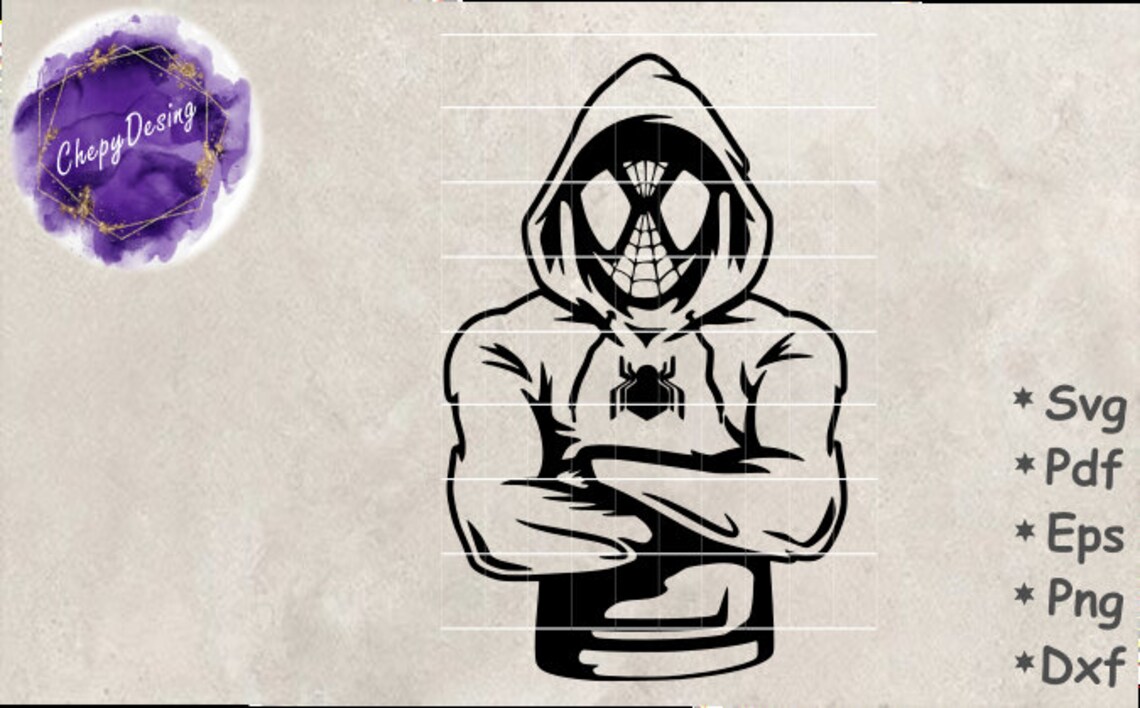 Spider-Man SVG, Spider-Man Png, Super-Hero ClipArt, Spider-Man Cut File ...