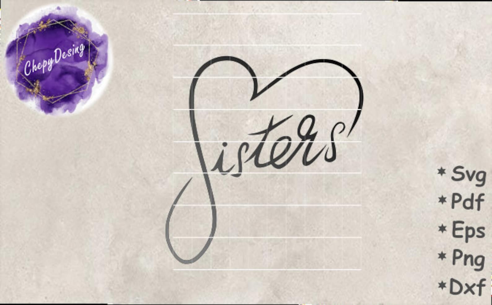 Heart Sisters Svg, Heart Sg, Sisters Svg, Heart Sisters Clipart, Heart ...