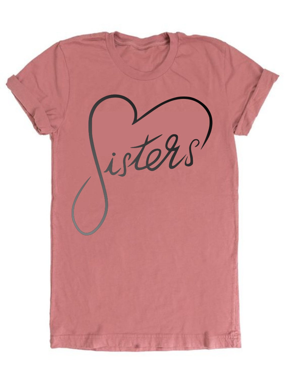 Heart Sisters Svg, Heart Sg, Sisters Svg, Heart Sisters Clipart, Heart ...