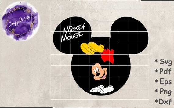 Mickey Svg Mickey Png Mckey Clipart Mickey Cutfile Silueta | Etsy