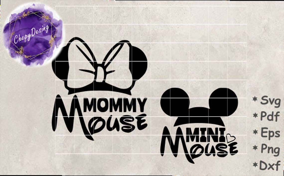 Mommy Mouse Svg, Mini Mouse Svg, Mommy Svg, Mommy Clip Art Svg, Mommy ...