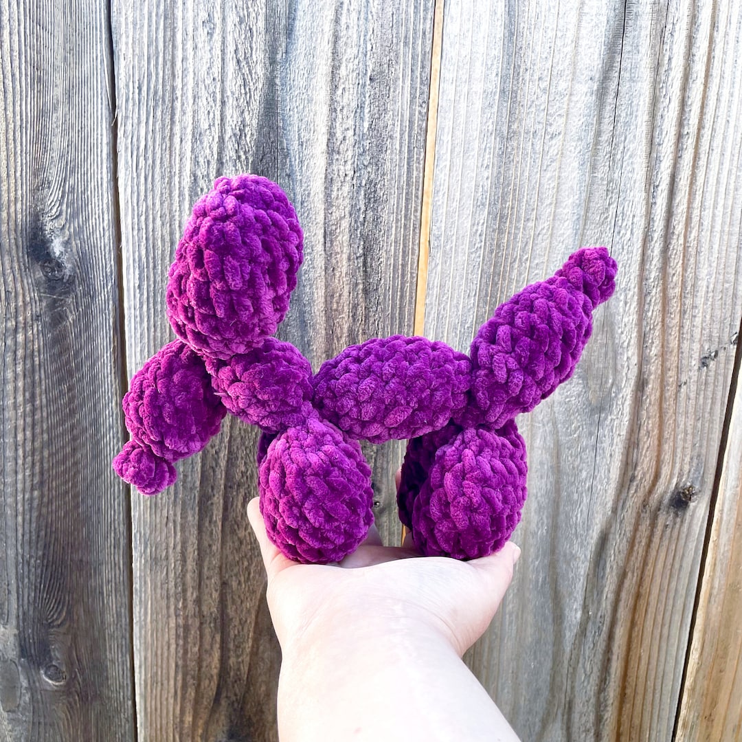 Balloon Dog Plushie, Balloon Dog Stuffie, Balloon Dog Stuffed Animal ...