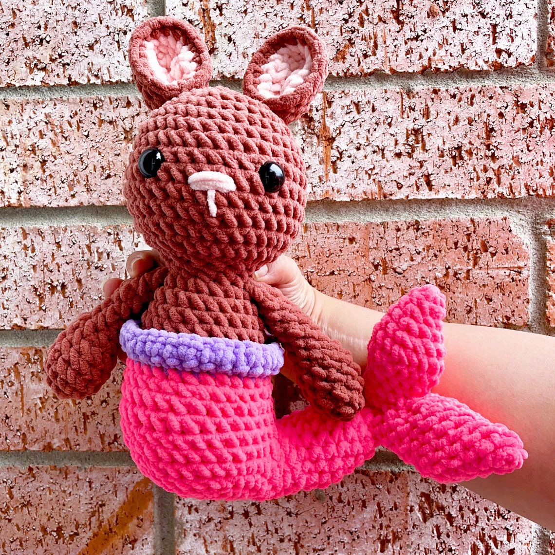 Mermaid Bunny Plushie, Mermaid Bunny Plush, Merbunny Plush, Merbunny ...