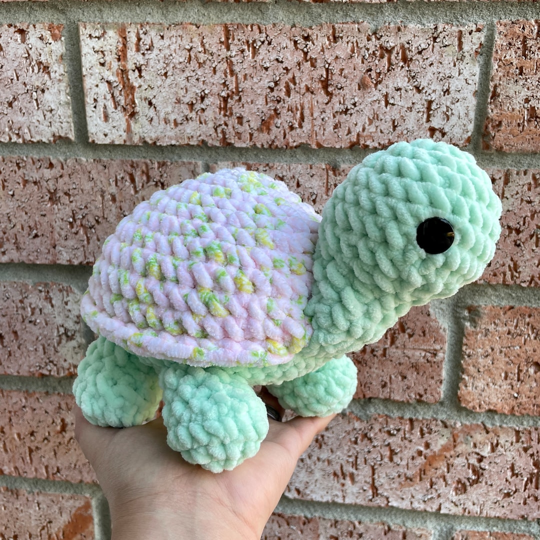 Large Turtle Plushie Turtle Friend Turtle Stuffy - Etsy