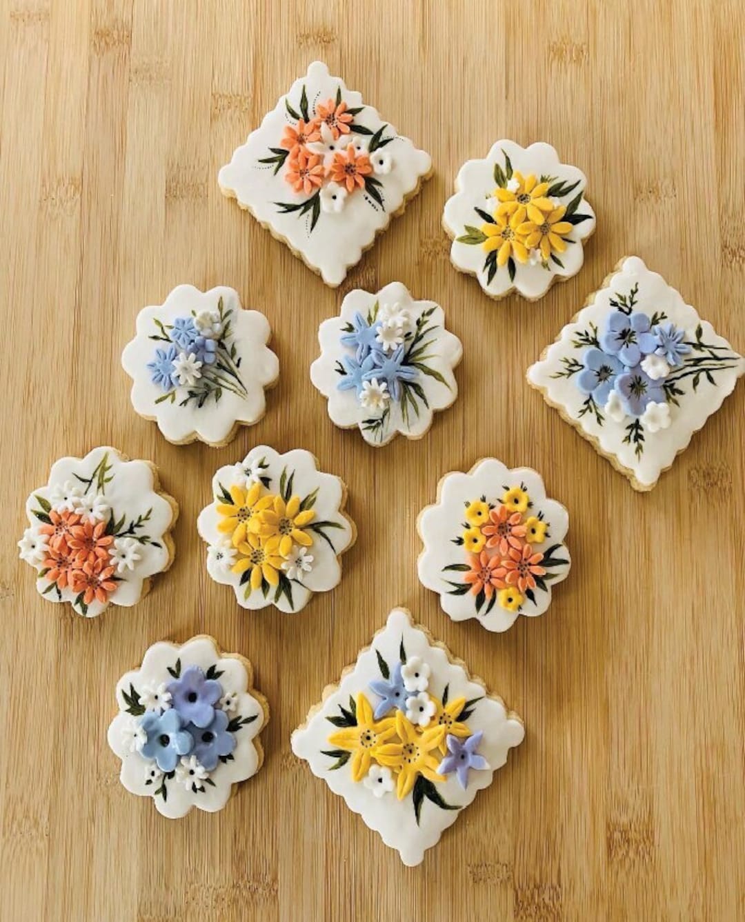 Flower Sugar Cookies - Etsy
