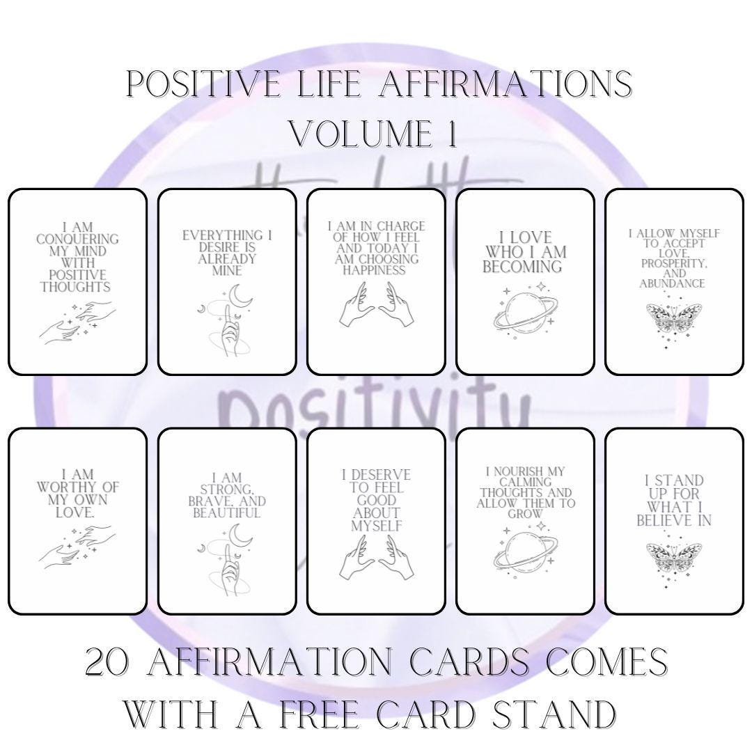 Mini Affirmation Cards | Affirmations | Planner | Mental Health ...