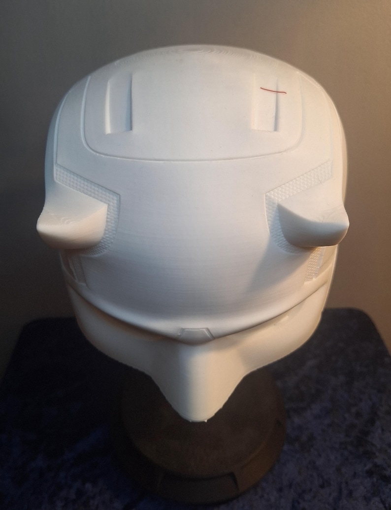 Daredevil Cosplay Helmet, 3D Printed Blank Mask, Ready to Paint - Etsy