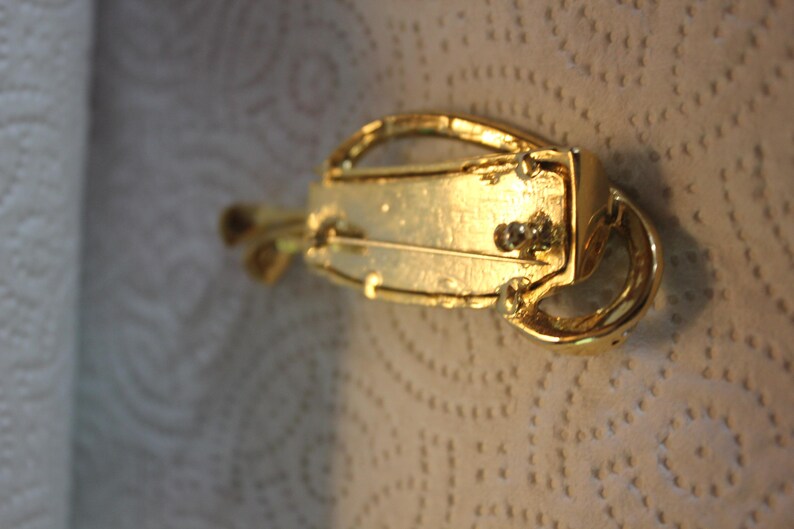 Vintage Golf Course Tournament Pga Tour Rhinestone Golf Clubs Bag Pin ...