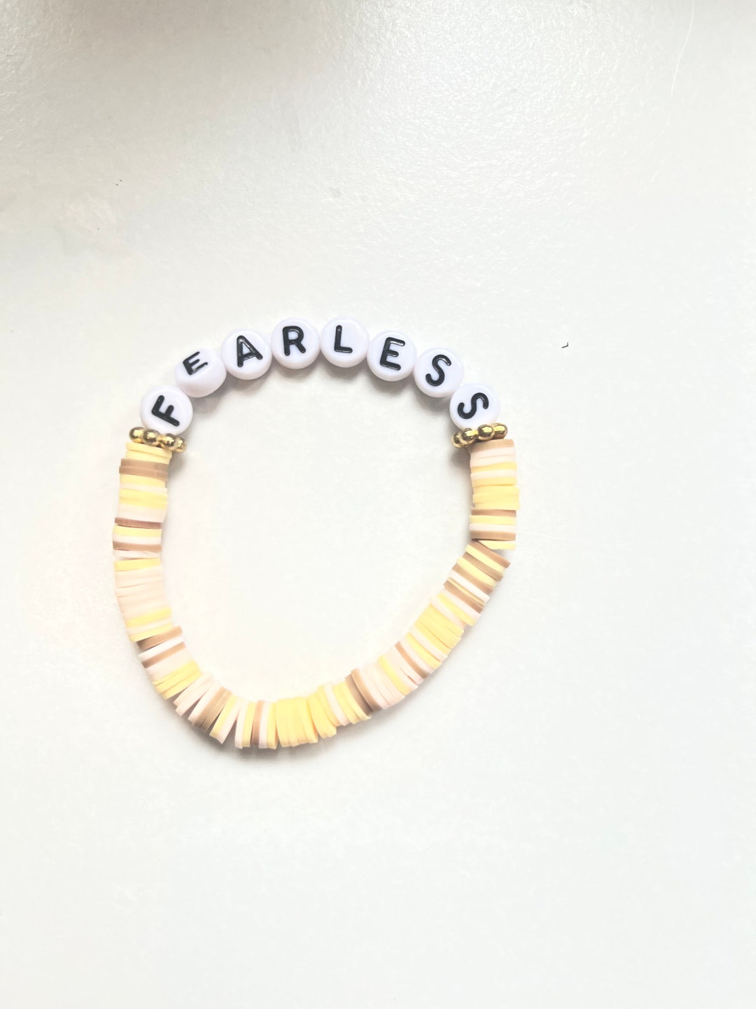 Taylor Swift Album Fearless Heishi Bracelet - Etsy