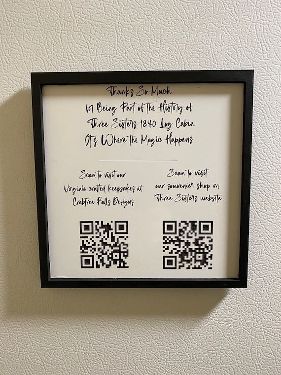 QR Code Sign for Your Airbnb VRBO Short-term Rental or Any - Etsy