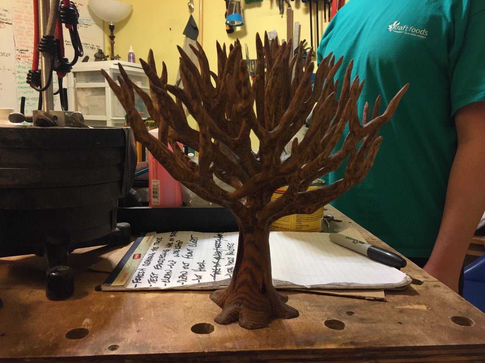 Hand-carved Wooden Tree - Etsy