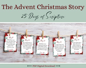 Christmas Story Calendar - Etsy