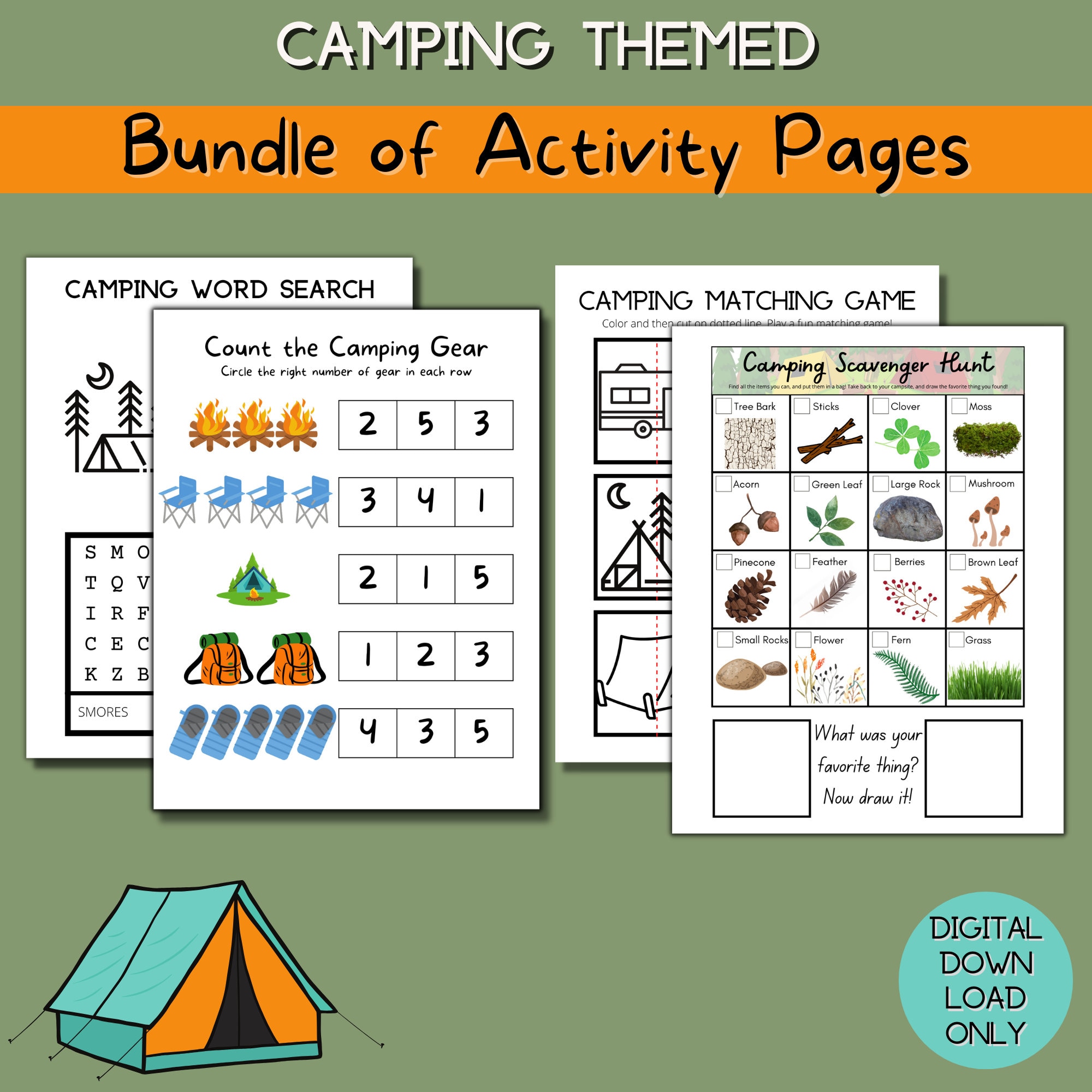 Camping Activities for Kids! | Family Fun Nature Hikes | Camping ...